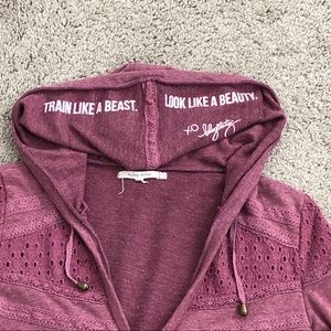 Blogilates | Tops | Blogilates Purple Pullover | Poshmark